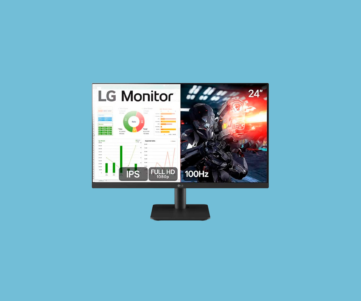 Monitor LG Gamer 24MS500-B 24 IPS Full HD 100Hz é bom? Review Completo
